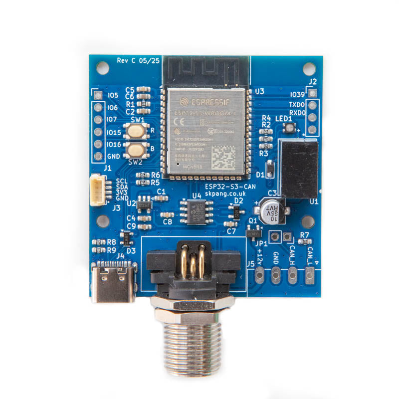 ESP32S3 CAN-Bus board with 8MB QSPI Flash, 8MB PSRAM and NMEA2000 Conn ...