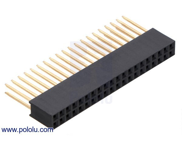2x20-pin Header Extender with 10.5mm Pins — SK Pang Electronics Ltd