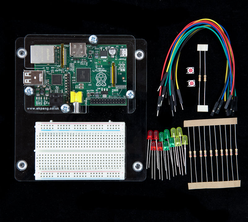 Starter Kit-A for Raspberry Pi (Pi not included) — SK Pang Electronics Ltd