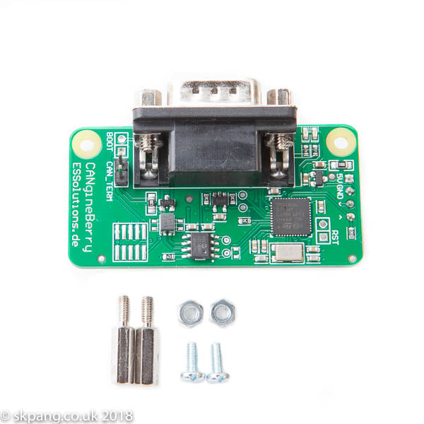 Cangineberry Canopen Module For Raspberry Pi — Sk Pang Electronics Ltd 
