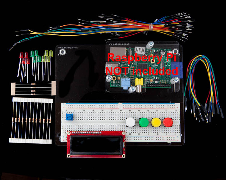 Adventures in Raspberry Pi Electronics Kit - Deluxe — SK Pang ...